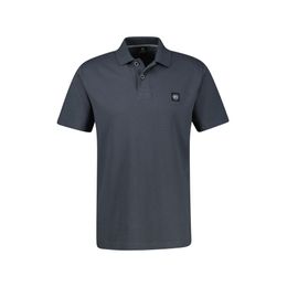 Lerros Maskulines Poloshirt mit griffiger Struktur in gro&szlig;en Gr&ouml;&szlig;en Herren Gr&ouml;&szlig;e 4XL grau