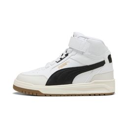 PUMA Sneaker Jungen Gr&ouml;&szlig;e 34 schwarz / wei&szlig;