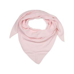 styleBREAKER Einfarbiger Musselin Dreiecksschal in Rose | Gr.: onesize