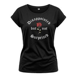 Makaya Shirt 'NotSurprisedRose' Damen Gr&ouml;&szlig;e S schwarz