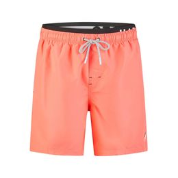 Happy Shorts Board Shorts 'Happy Shorts Men`s Beach shorts Beach pants Shorts neon red S - XXL' male size M Neon red