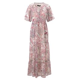 Aniston Selected Kleid Damen Gr&ouml;&szlig;e 40 hellblau / rosa / pitaya / wei&szlig; Sommerkleid