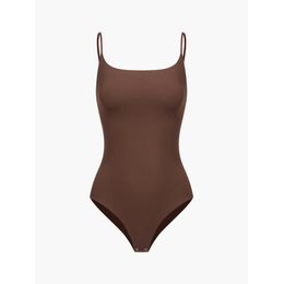 cfab Shapingbody 'Cami Bodysuit mit String' Damen Gr&ouml;&szlig;e XL braun
