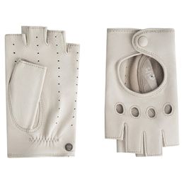 Roeckl Lederhandschuhe 'FLORENZ AUTOFAHRER' Damen Gr&ouml;&szlig;e M/L kitt