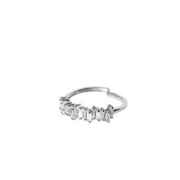 PURELEI Ring 'Powder' Damen Gr&ouml;&szlig;e 55/56 silber / transparent