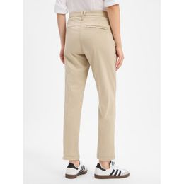 MAC HOSEN Stoffhose Chino turn up in beige | Gr.: 34