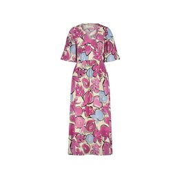 Fabienne Chapot Kleid Damen Gr&ouml;&szlig;e 34 hellblau / pink / schwarz / wollwei&szlig; Sommerkleid