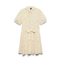 Vero Moda Kleid 'VMDicthe' Damen Gr&ouml;&szlig;e 42 gelb Sommerkleid