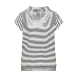 Cecil T-Shirt Damen Gr&ouml;&szlig;e XS dunkelblau / wei&szlig;