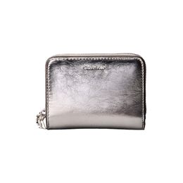 Calvin Klein Geldb&ouml;rse Damen Gr&ouml;&szlig;e One Size silber