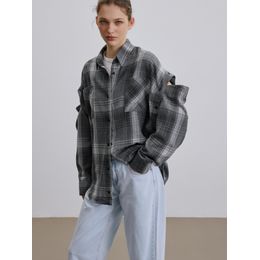 Estro Bluse '05124' Damen Gr&ouml;&szlig;e XS/S grau