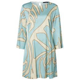 ana alcazar Kleid 'Zazea' Damen Gr&ouml;&szlig;e 34 beige / camel / hellblau Sommerkleid