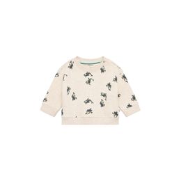 Noppies Pullover Jungen Gr&ouml;&szlig;e 74 beigemeliert / gr&uuml;n