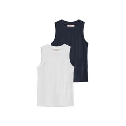 Polo Club 2 tlg. Set: Tank Top PACK 2 - TAMIKA TANK TOP [N-W] in Mehrfarbig | Gr.: XXL