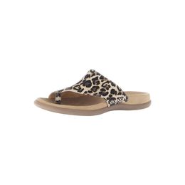 Gabor T-Bar Sandals female size 36 Brown / Cappuccino / Black