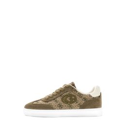 GUESS Sneaker 'Jacek' Damen Gr&ouml;&szlig;e 38 hellbeige / mokka / eierschale Sommerschuhe