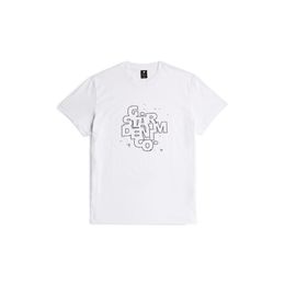 G-Star Raw G-star T-Shirt Herren Gr&ouml;&szlig;e XS schwarz / wei&szlig;