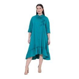 Ulla Popken Kleid in smaragd | Gr.: 58-60