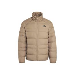 adidas Sportswear Sportjacke 'ESS' Herren Gr&ouml;&szlig;e S beige / schwarz