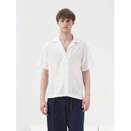 Giesto Button Up Shirt male size M White