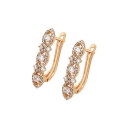 NAEMI Ohrringe Damen Gr&ouml;&szlig;e One Size rosegold / wei&szlig;
