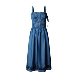 Pepe Jeans Kleid 'CASS' Damen Gr&ouml;&szlig;e 42 blau / schwarz Sommerkleid