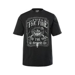 JP1880 T-Shirt Herren Gr&ouml;&szlig;e L schwarz / naturwei&szlig;