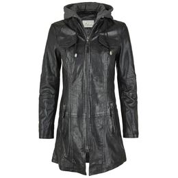 7eleven Lederjacke 'SEBresco' Damen Gr&ouml;&szlig;e L schwarz Sommerjacke