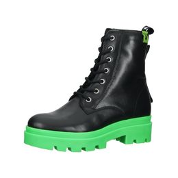 Fly London Lace-Up Ankle Boots female size 39 Green / Black