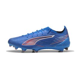 PUMA Soccer Cleats 'Ultra 6 Ultimate' male size 38 Cobalt blue / Orange red / White