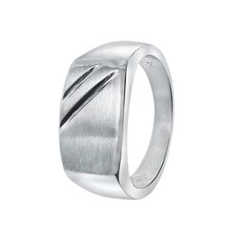 Lucardi Ring Herren Gr&ouml;&szlig;e 68 silber