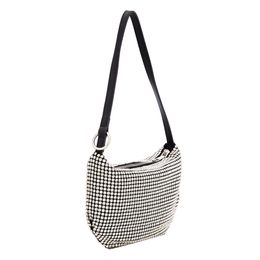 NAEMI Schultertasche Damen Gr&ouml;&szlig;e One Size schwarz / silber