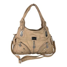 Kumixi Schultertasche 'Schultertasche' Damen Gr&ouml;&szlig;e One Size apricot