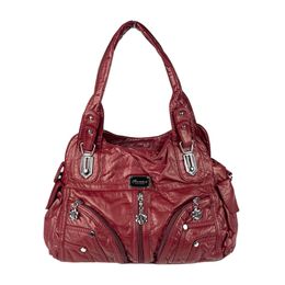 Kumixi Schultertasche 'Schultertasche' Damen Gr&ouml;&szlig;e One Size burgunder