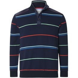 Babista Sweatshirt 'Logio' male size S marine blue / Dark blue / Light green / Red