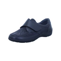 Waldl&auml;ufer WALDL&Auml;UFER Classic Flats 'Komfort Slipper Damen 496H31 352 001 Echtleder in schwarz' female size 42 Dark blue