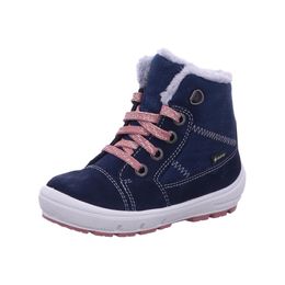 Superfit Boots 'Stiefel M&auml;dchen 1-006318 8010 Echtleder in blau' kids size 21 Blue