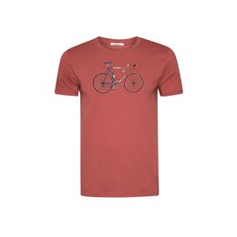 Greenbomb Shirt 'Guide Bike Jacques' male size XL Carmine red