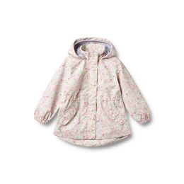 Wheat Jacke 'Ada' M&auml;dchen Gr&ouml;&szlig;e 152 hellgrau / gr&uuml;n / koralle / rosa