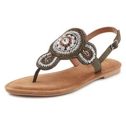 Lascana T-Bar Sandals female size 35 Brown / Transparent