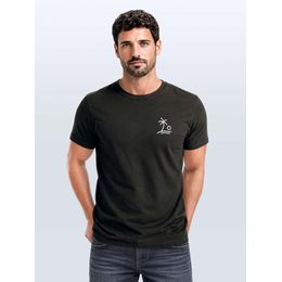 Neverless Shirt 'Palm Logo' male size 5XL Grey