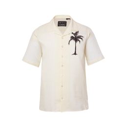 STHUGE Button Up Shirt male size 7XL Black / Off white