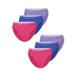 ELLE Slip ' High Leg - ELLE LOGO ' Damen Gr&ouml;&szlig;e XL bunt