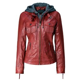 JCC Lederjacke Damen Gr&ouml;&szlig;e XL blutrot Sommerjacke