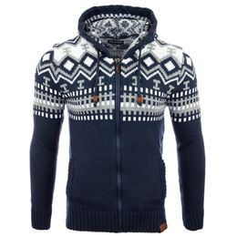 Reslad Strickjacke 'RS3104' Herren Gr&ouml;&szlig;e XL blau