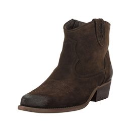 Felmini Wide Fit Stiefelette Damen Gr&ouml;&szlig;e 38 dunkelbraun