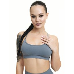 Drills Apparel Sport-BH 'BLISS' Damen Gr&ouml;&szlig;e L rauchblau