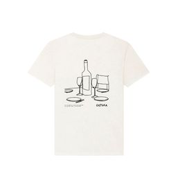 Kultgut Shirt 'Cultura' male size S natural white