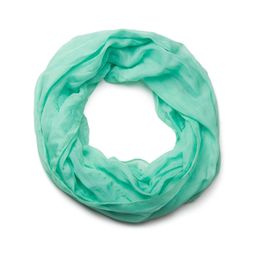 styleBREAKER Schlauchschal 'Seidiger unifarbener Loop' Damen Gr&ouml;&szlig;e One Size mint