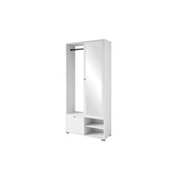 H&ouml;ffner Garderobe Dingo wei&szlig; Ma&szlig;e (cm): B: 90 H: 190 &raquo; H&ouml;ffner